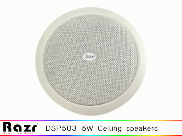คำขวัญหรือสโลแกน Razr DSP 503 6W Ceiling Speaker Razr DSP 503 6W Ceiling Speaker[