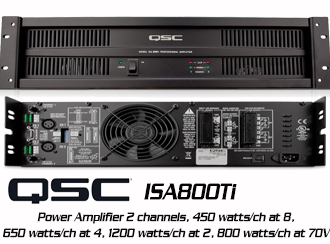 คำขวัญหรือสโลแกน ISA800TI QSC Power Amp ISA800TI QSC Power Amp